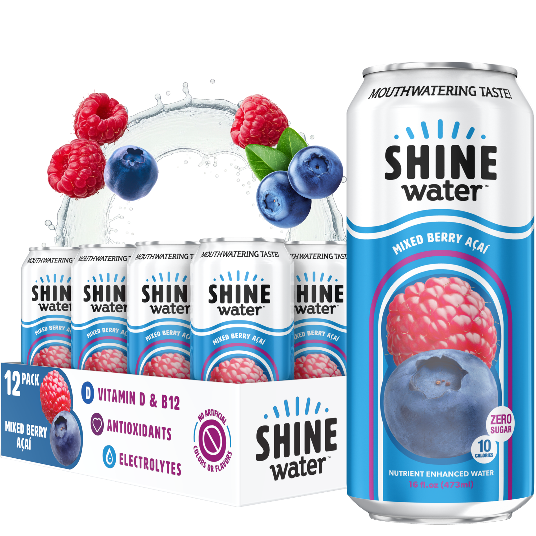 Healthy Vitamin Enhanced Water Drinks with Electrolytes & Antioxidants ...